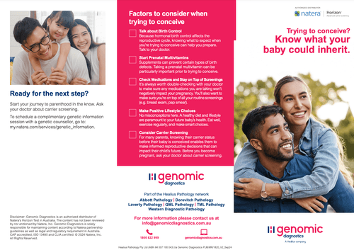 Expanded Genetic Carrier Screening | Genomic Diagnostics Expanded Genetic Carrier Screening | Genomic Diagnostics